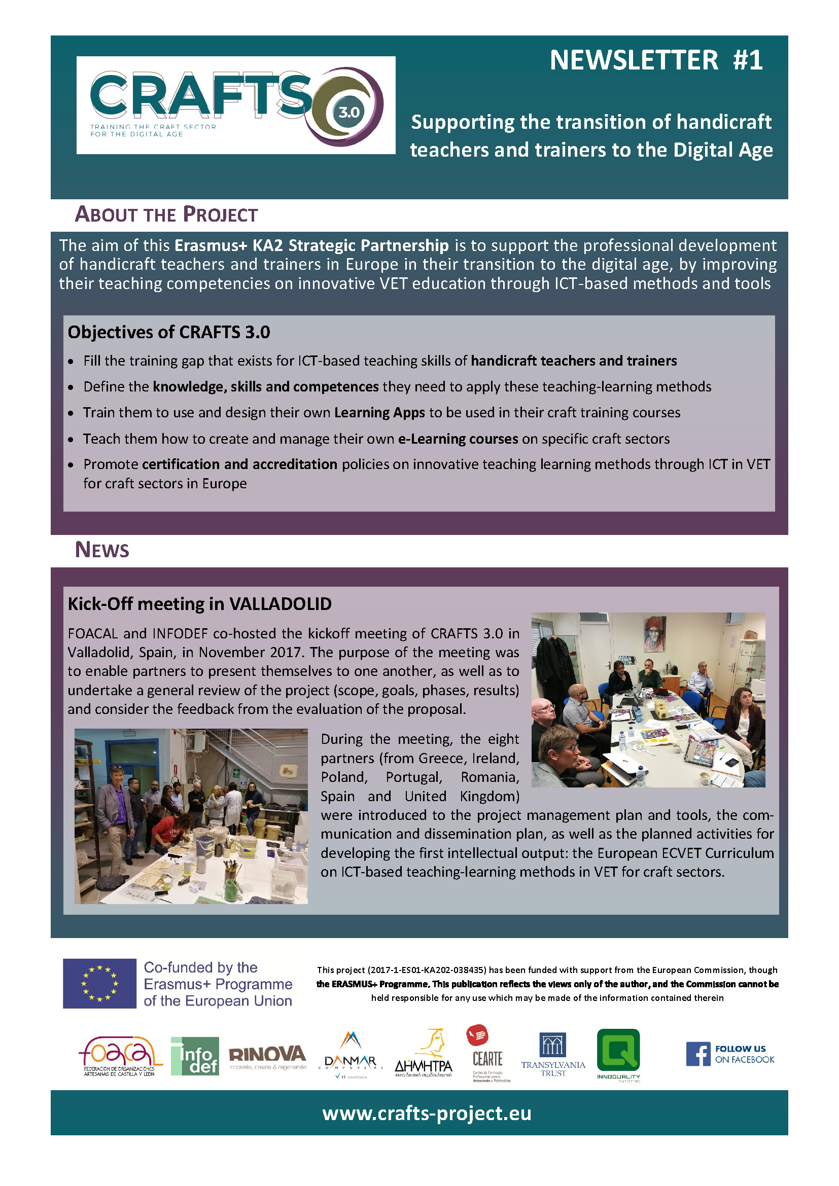 Crafts 3.0 Project Newsletter – Innoqualitysystems